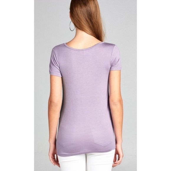 Boutique | Tops | Nwt Lilac Cross Twist Front Top | Poshmark